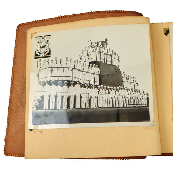 Original U.S. WWII USS Raton Officer Photo Albums with Photo of Sinkin ...