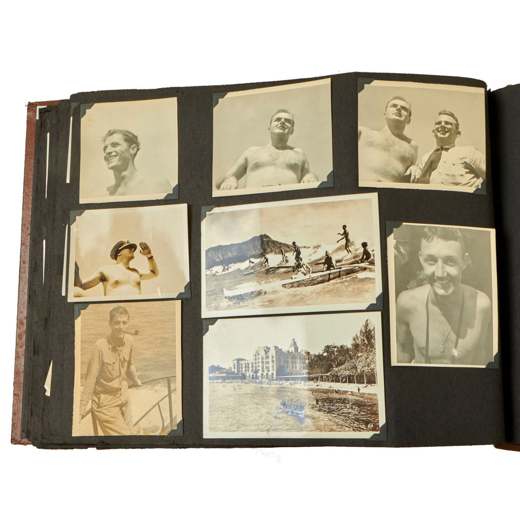 Original U.S. WWII USS Raton Officer Photo Albums with Photo of Sinkin ...