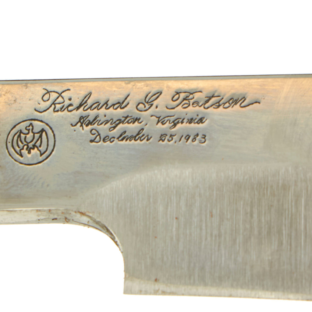Original U.S. Cold War Richard Batson 1983-Dated Ranger Etched Fightin ...