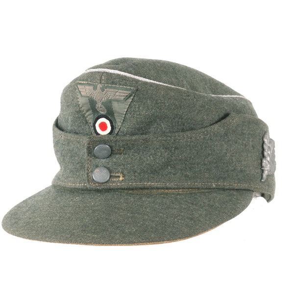 Original German WWII Heer Jäger Officer M43 Bergmütze Field Cap with M ...