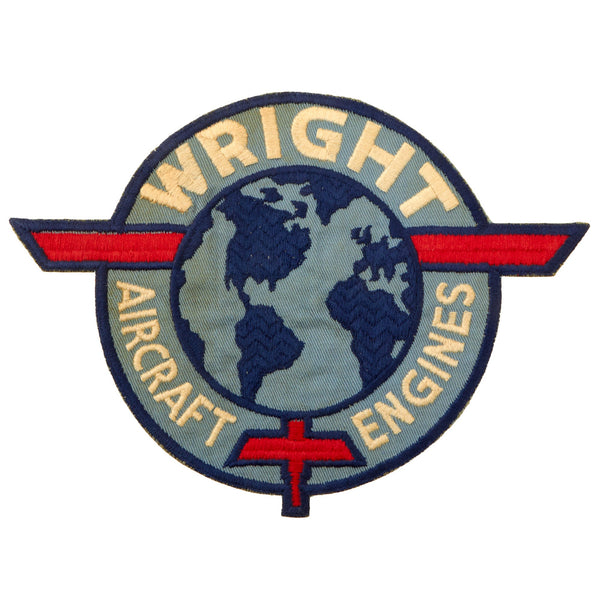 Original U.S. WWII Wright Aircraft Engines Employee Jacket Smock Patch ...