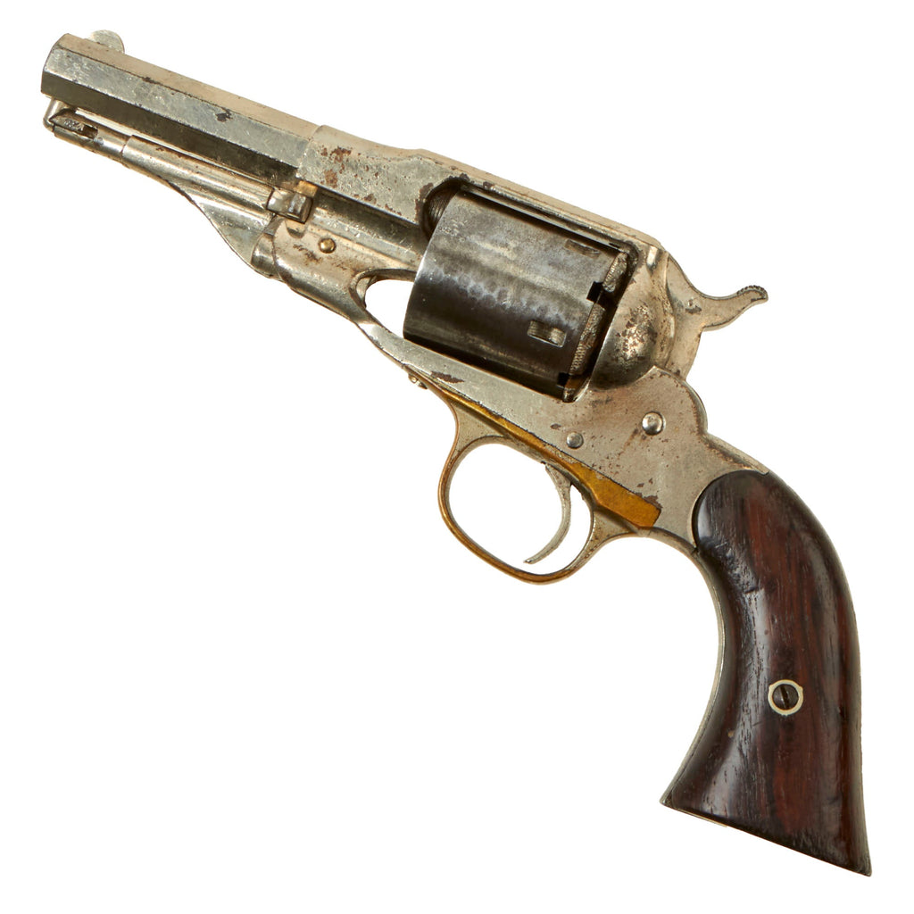 Original U.S. Civil War Era Nickel Plated Remington New Model Police R ...