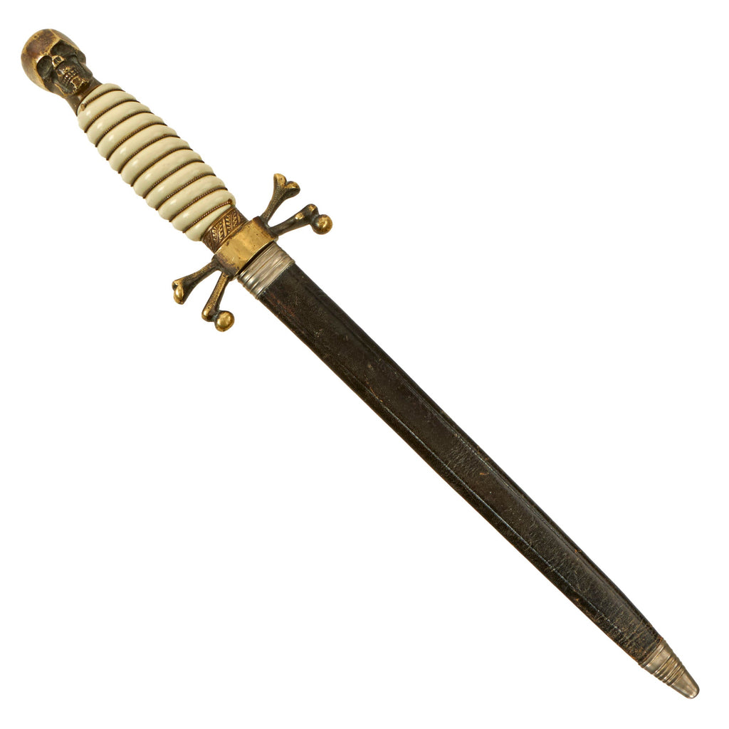 Original U.S. Post-WWII Masonic Skull & Crossbones Dagger Made from Ge ...
