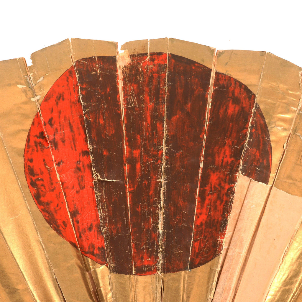 Original Japanese Edo Period Iron War Fan “Tessen” with Engraved Drago ...