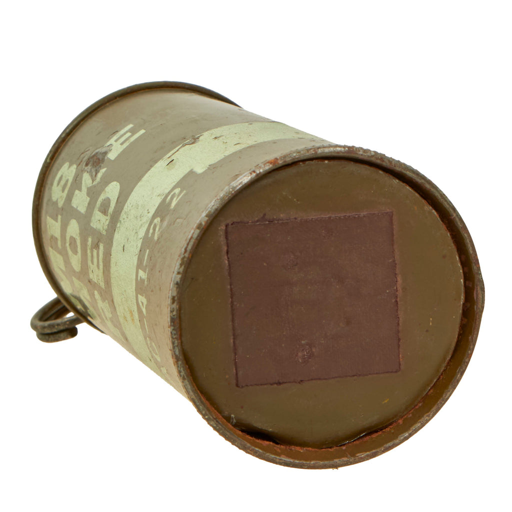 Original U.S. Vietnam War Era Inert Red M18 Smoke Grenade With Fuze ...