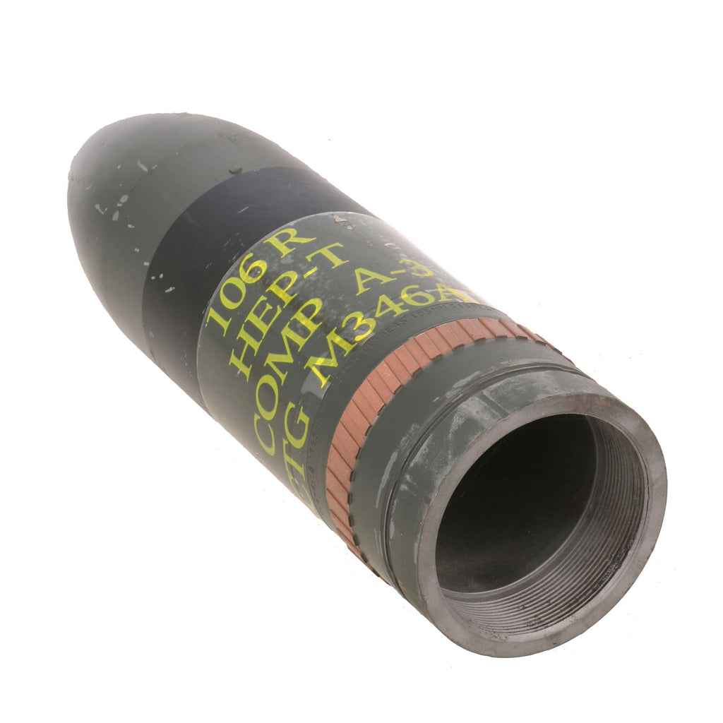 Original Early Cold War U.S. 106mm M40 Recoilless Rifle Inert HEP-T Ro ...