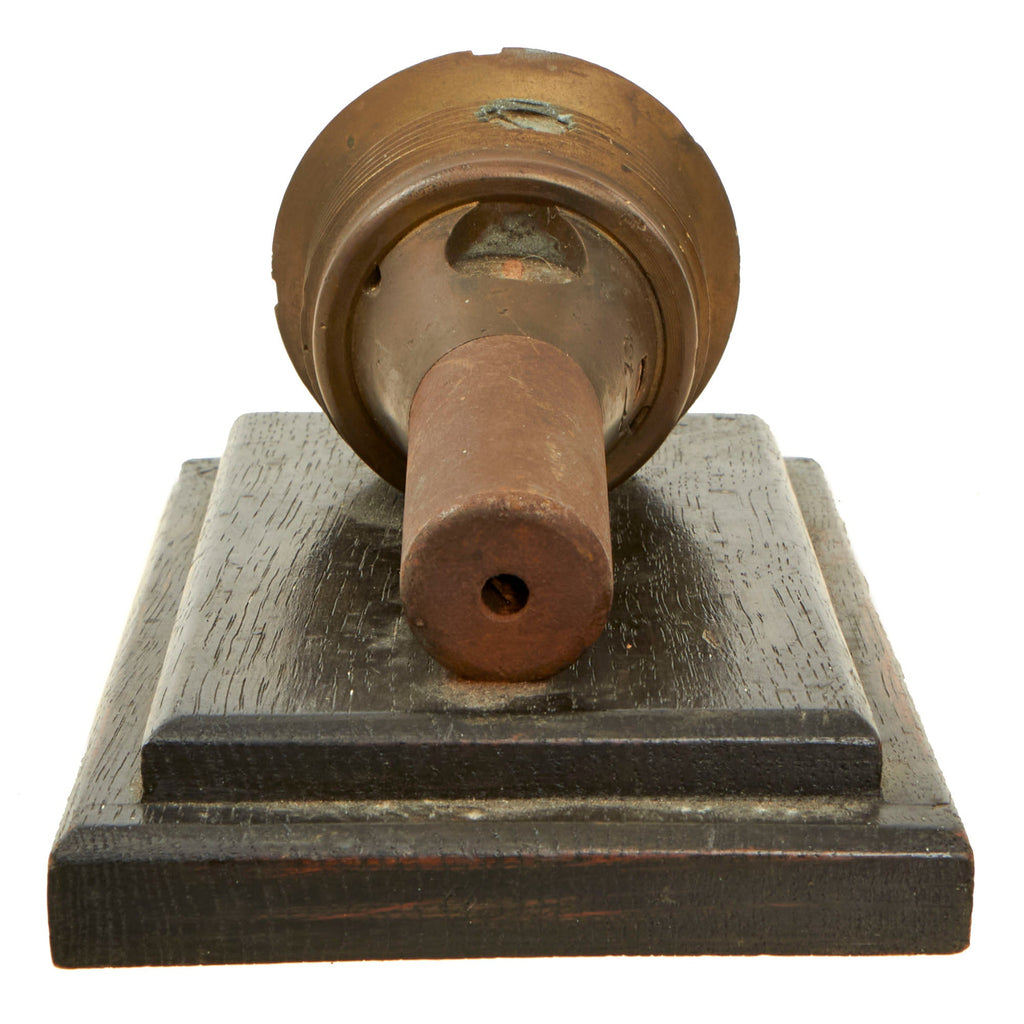 Original German WWI Artillery Percussion Fuze on Display Plaque ...