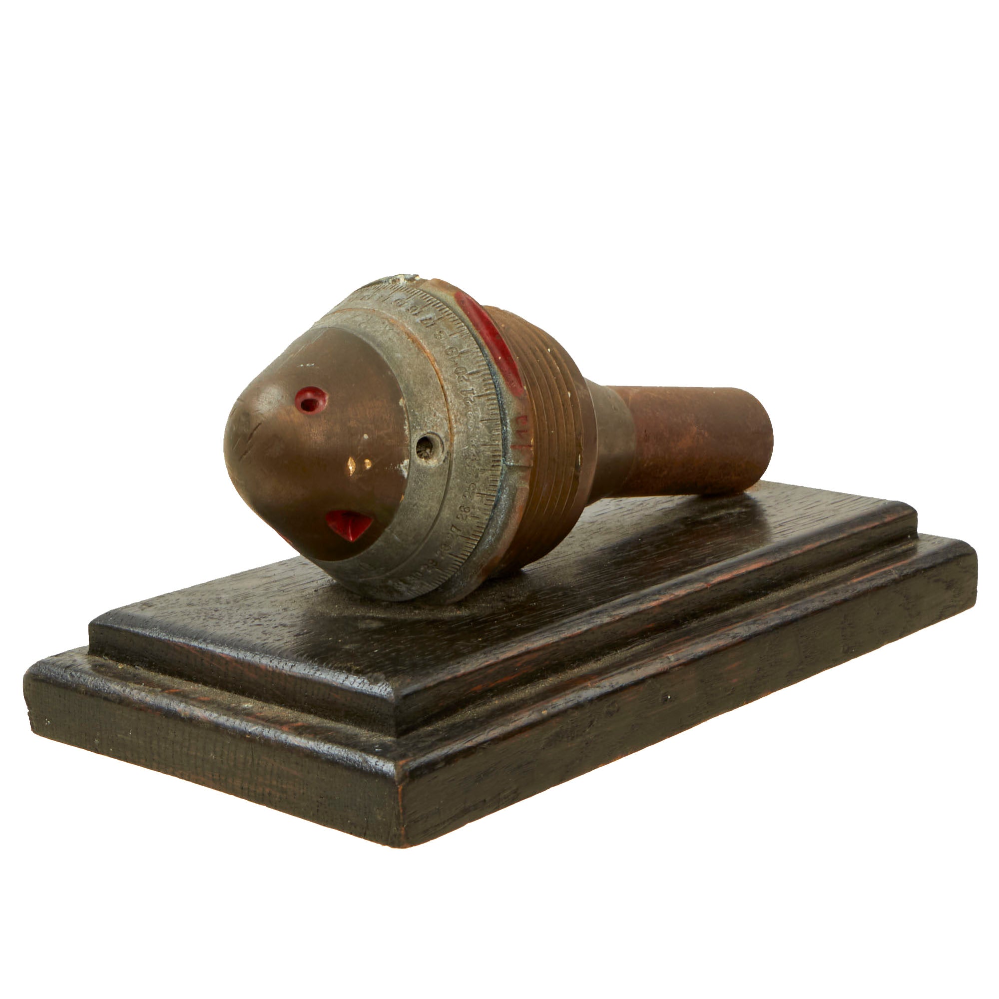 Original German WWI Artillery Percussion Fuze on Display Plaque ...