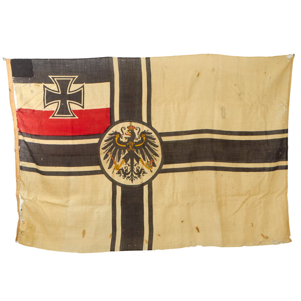 Original WWI Imperial German Navy Reichskriegsflagge War Ensign Battle ...