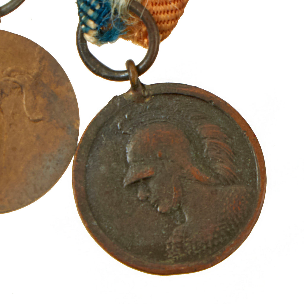 Original Cuban WWI & WWII Army Miniature 5-Medal Bar with WWI Victory ...