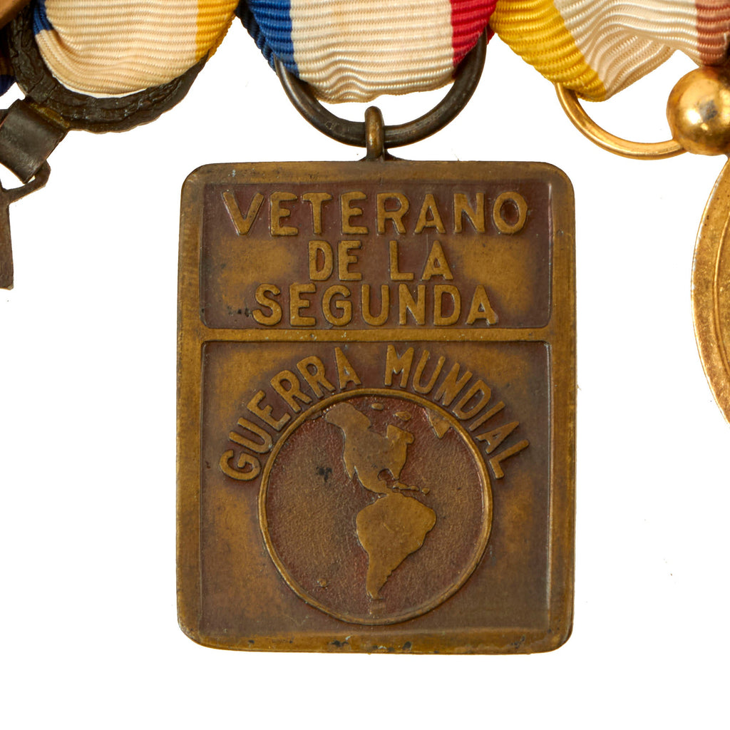Original Cuban WWII Era Navy / Merchant Marine Officer’s Medal Bar wit ...