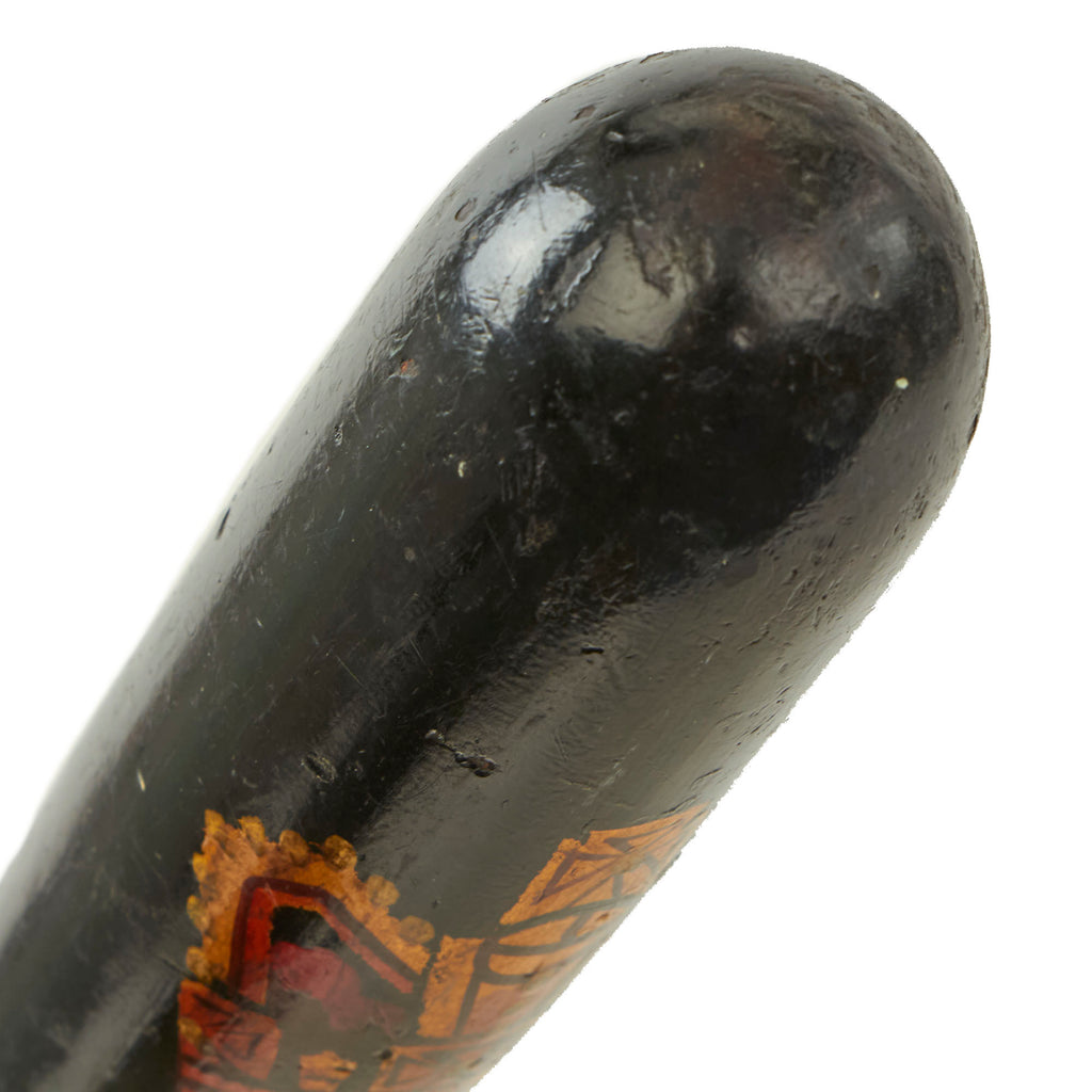 Original British Victorian Painted Mounted Bobby Police Truncheon with ...