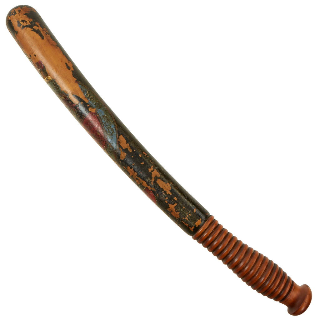Original British Victorian Mounted Bobby Police Truncheon with Painted ...