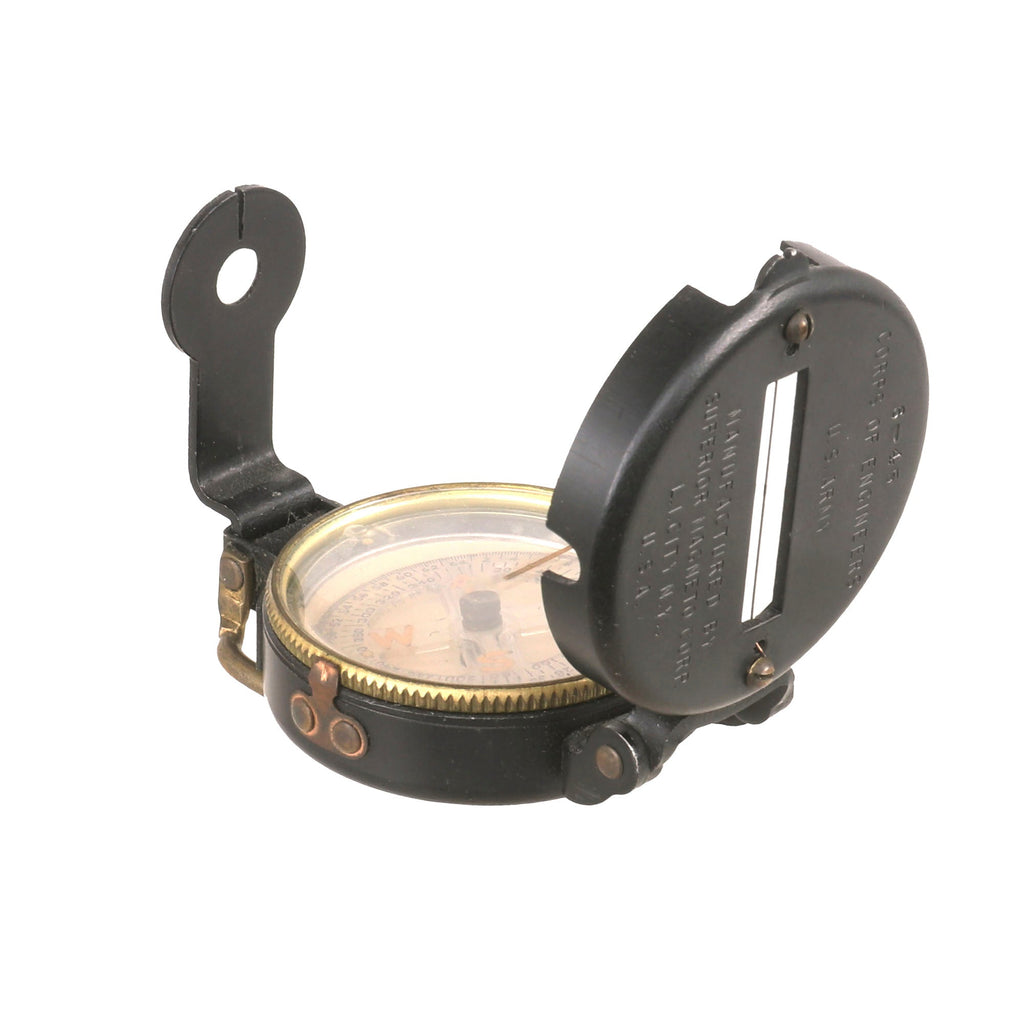 Original U.S. WWII US Army M1938 Lensatic Compass By Superior Magneto ...