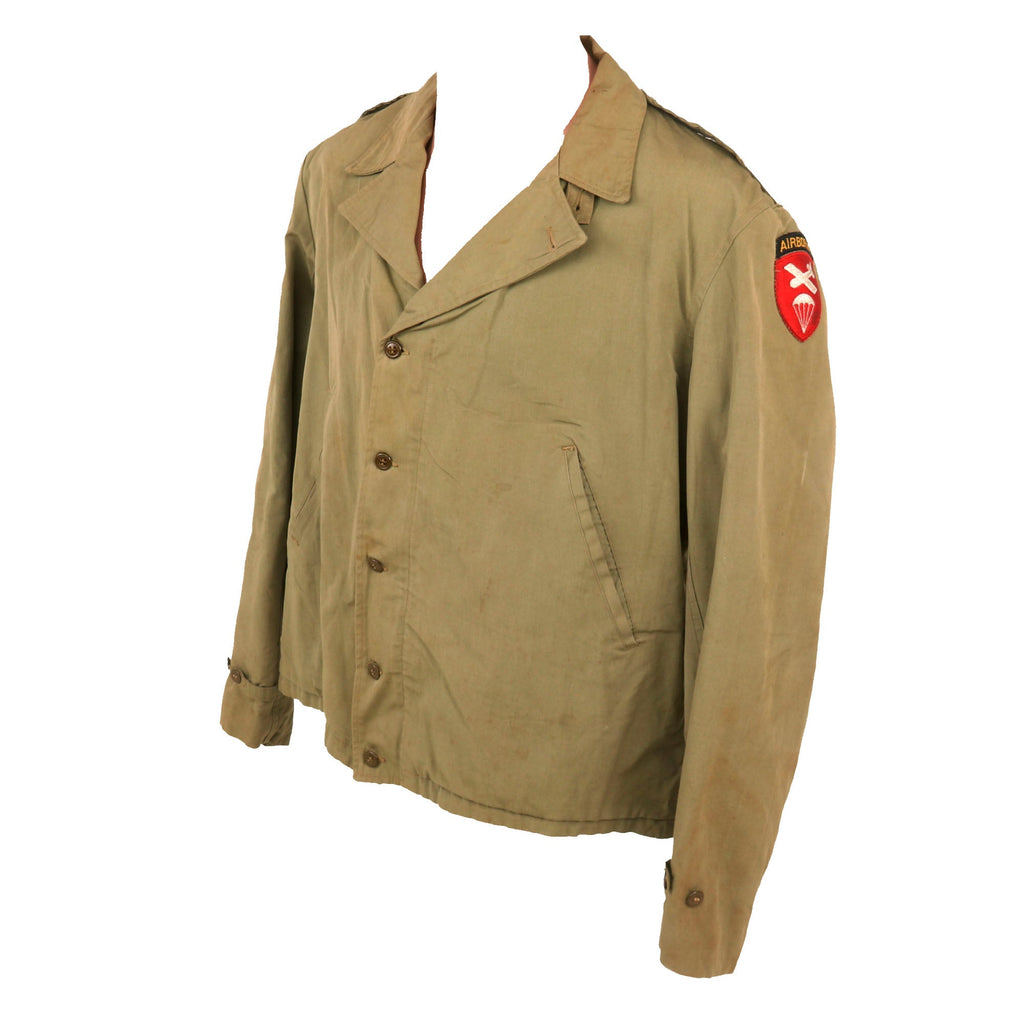Original U.S. WWII M1941 Field Jacket with Period-Applied Army Airborn ...
