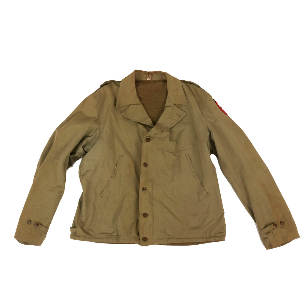 Original U.S. WWII M1941 Field Jacket with Period-Applied Army Airborn ...