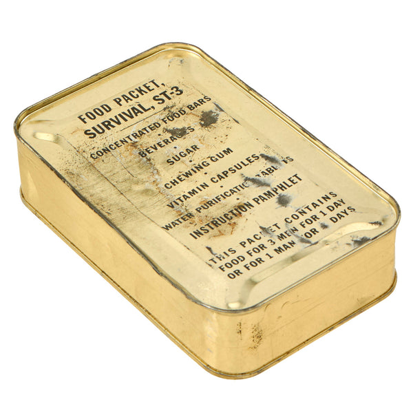 Original U.S. Korean War Era Sealed ST-3 USAF Bail Out Ration with Int ...