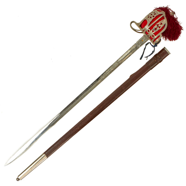 Original Scottish Pre-WWI Cameron Highlander P1828 Claymore Basket-Hil ...