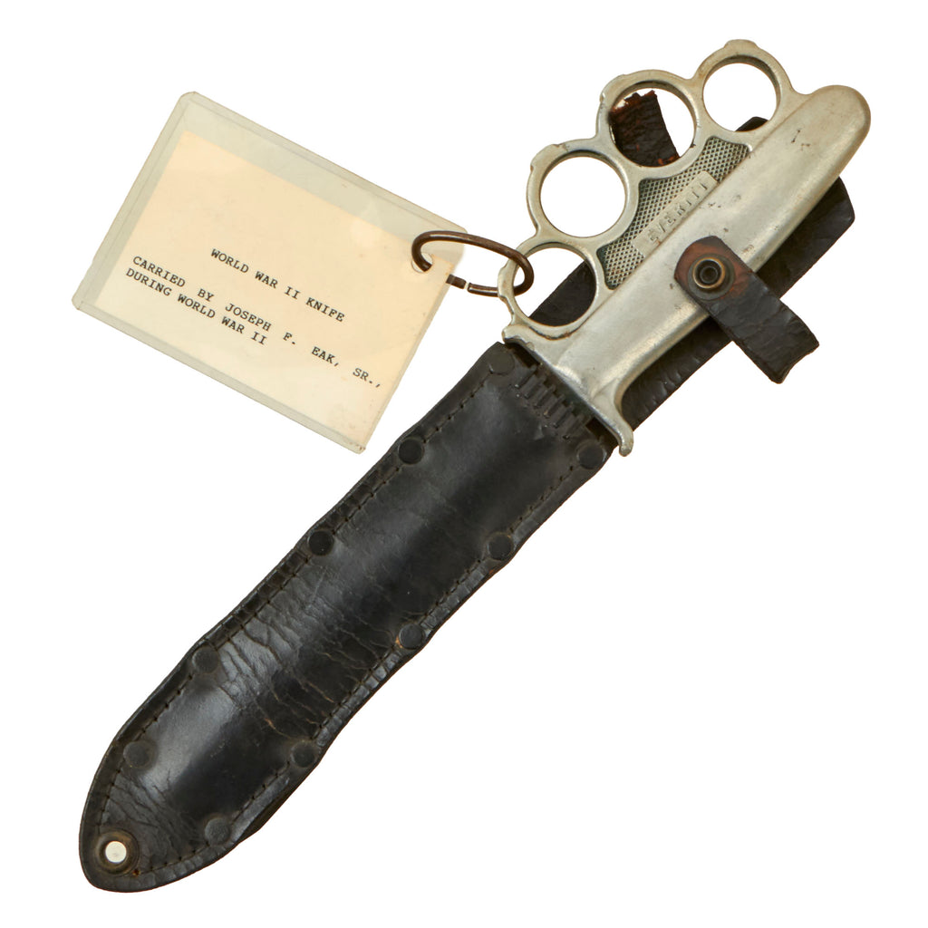 Original U.S. WWII 91st Infantry Division Rare Everitt Green Handle Kn ...