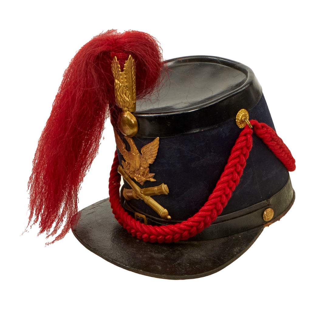 Original U.S. Civil War 1864 Pattern Light Artillery Shako with Plume ...
