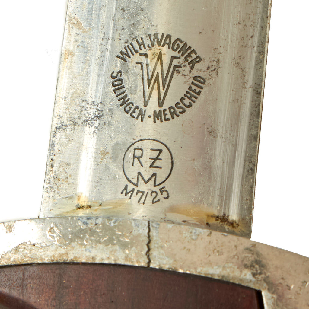 Original German WWII NSKK Dagger by Rare Maker Wilhelm Wagner of Solin ...