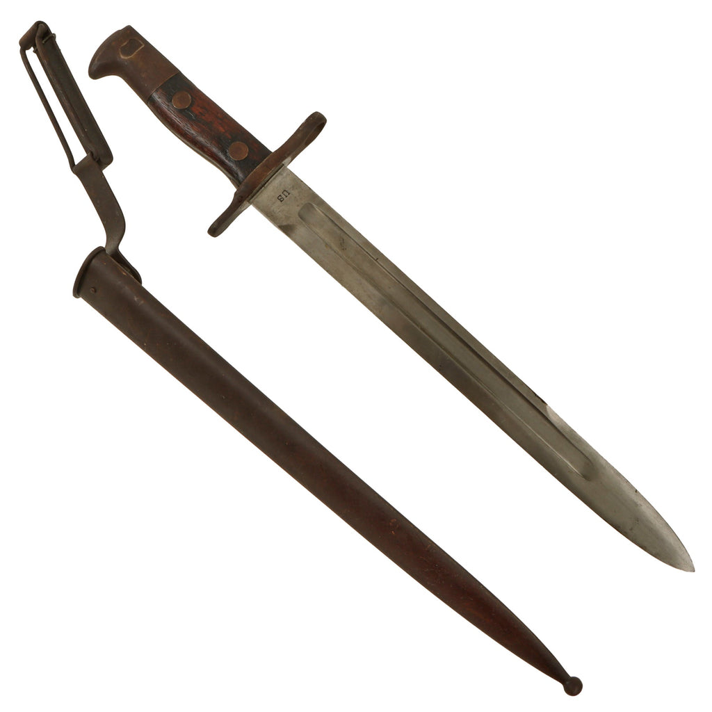Original U.S. Spanish-American War Model 1892 Krag Rifle Bayonet and S ...