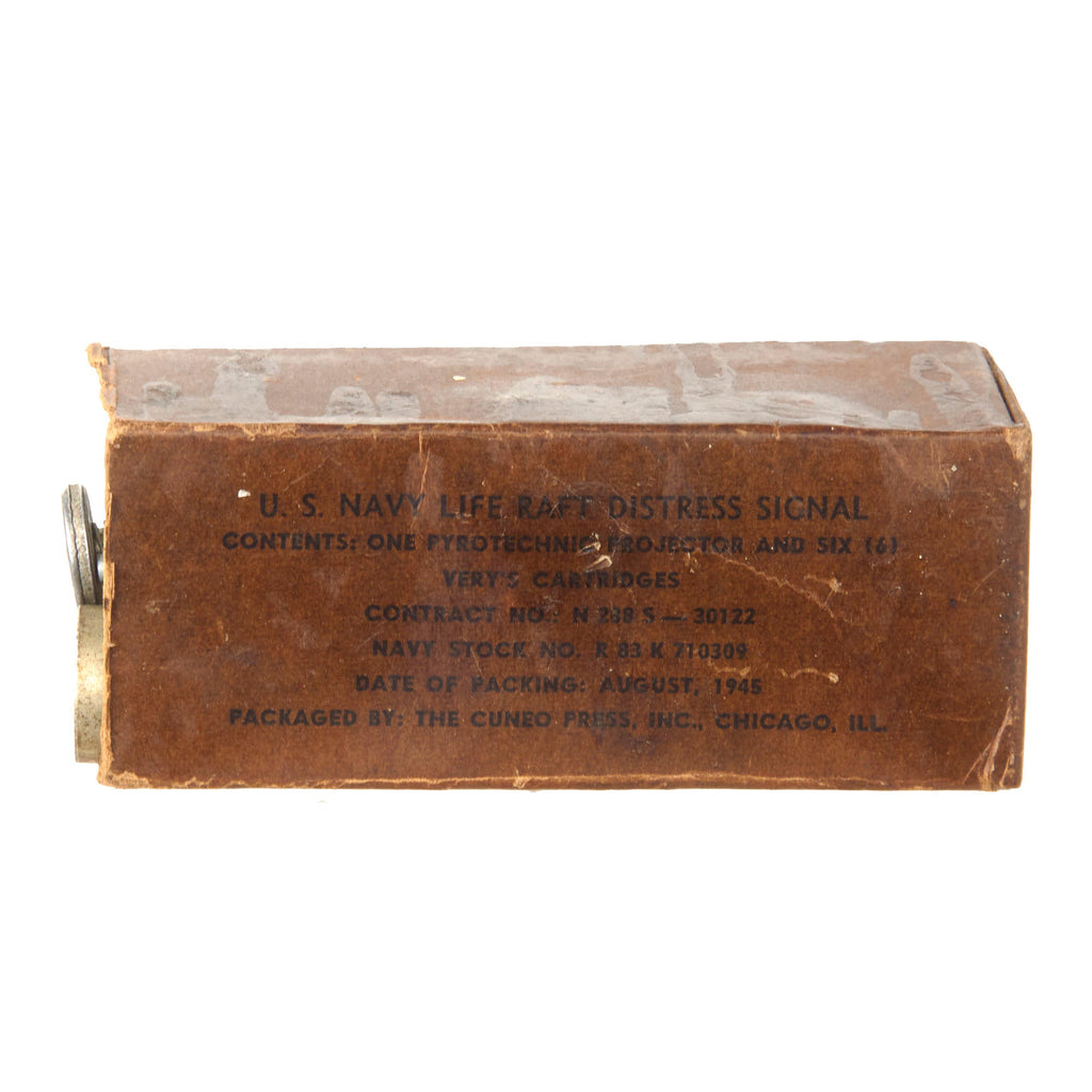 Original U.S. WWII Navy Mk-4 Hand Projector Flare Launcher with Five F ...