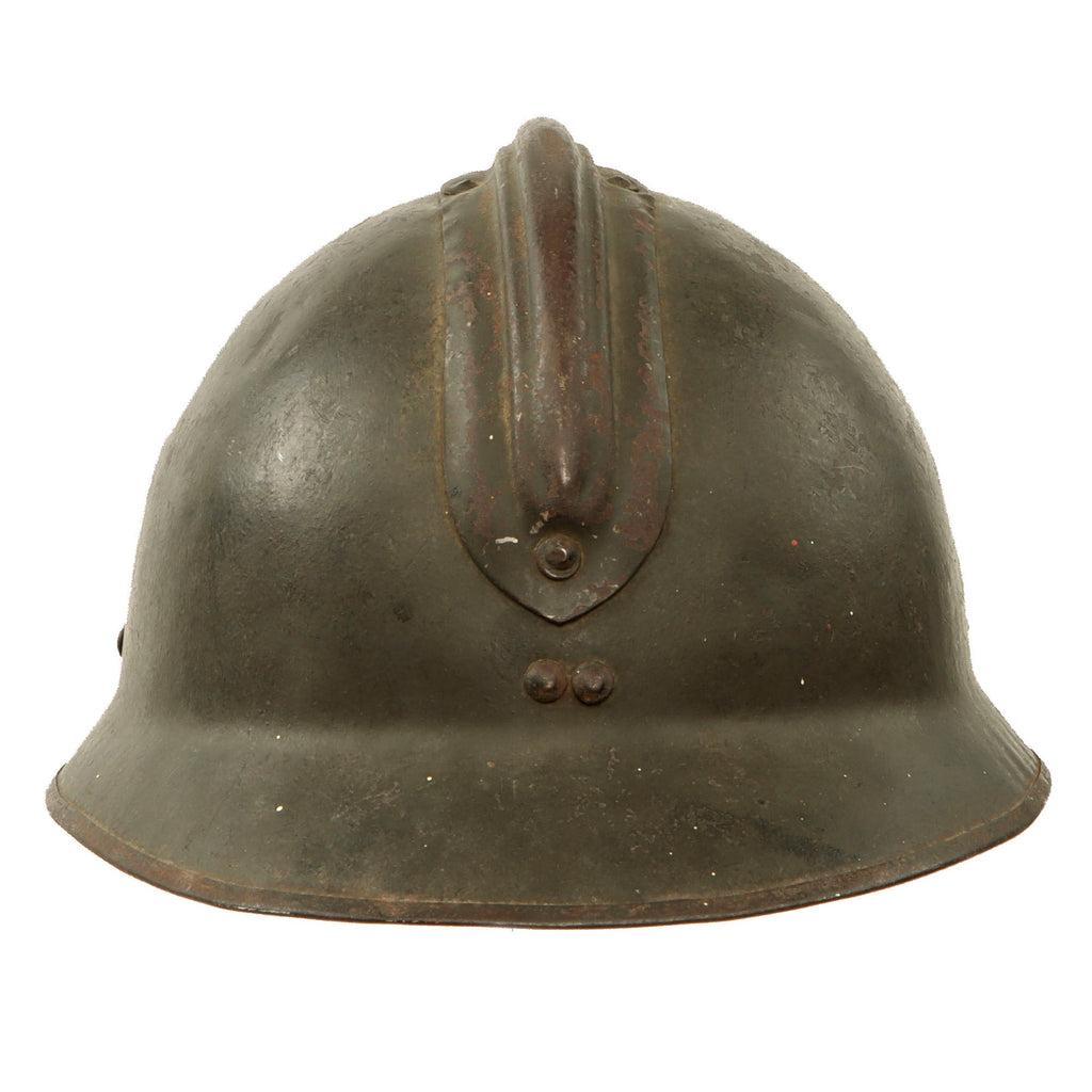 Original French WWII North African 7th Zouave M26 Adrian Helmet - Full ...