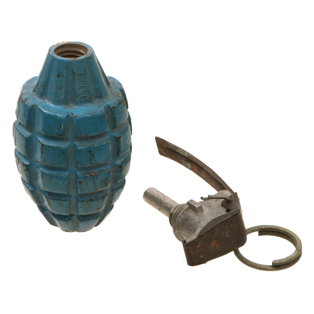 Original U.S. WWII M21 Inert Practice Pineapple Fragmentation Training – International Military ...