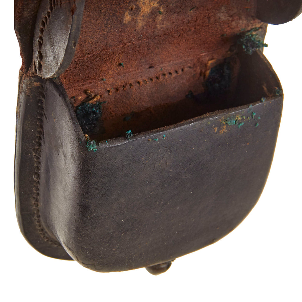 Original U.S. Civil War USN Navy Issue Federal Percussion Cap Box Pouc ...