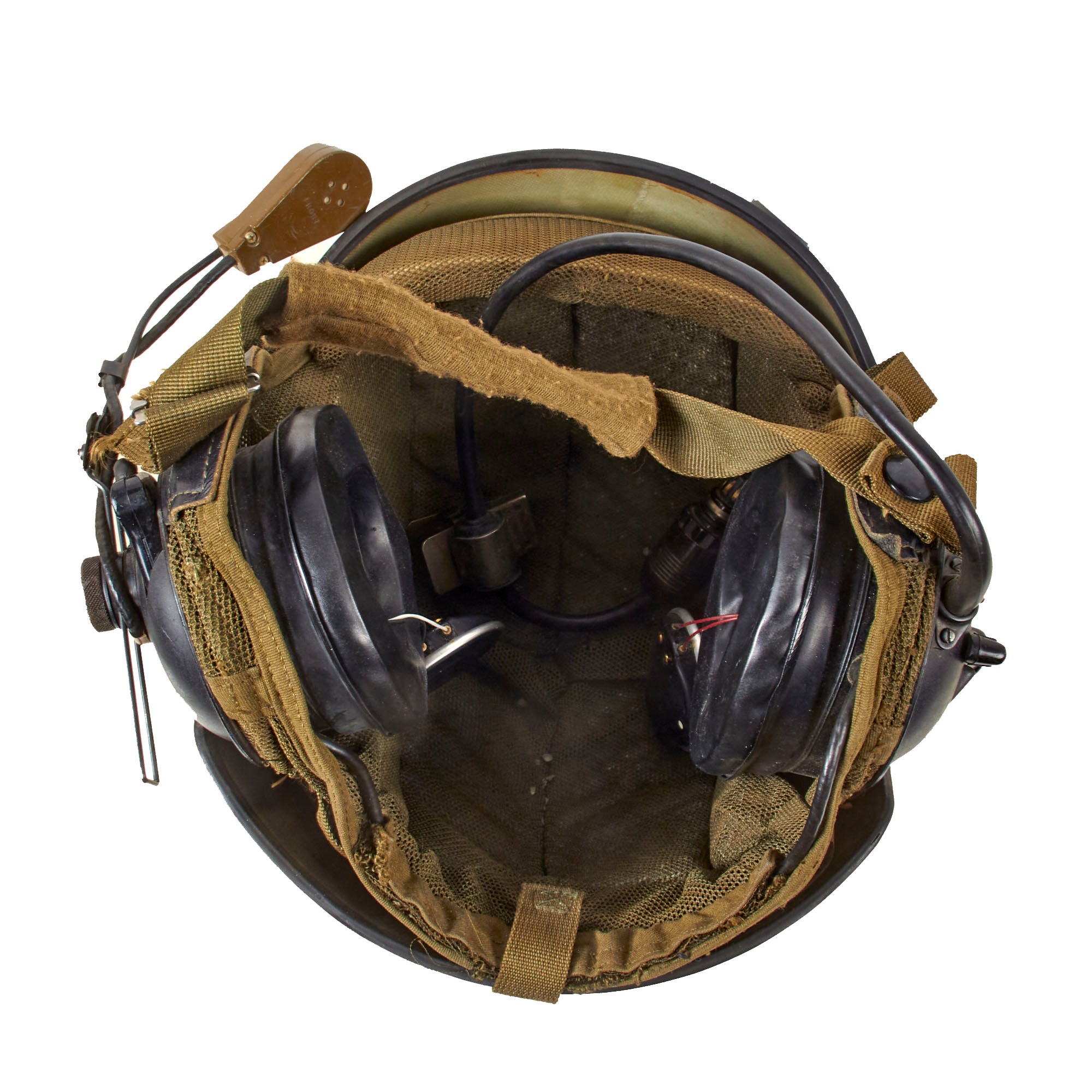 Original U.S. Gulf War Desert Storm Era CVC DH-132 Tanker Helmet by Ge ...