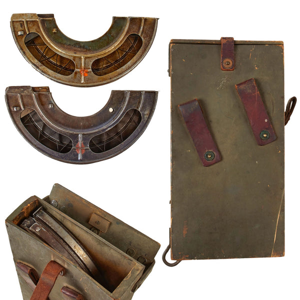 Original French WWI Pair of Modèle 1915 CSRG Chauchat Magazines in Woo ...
