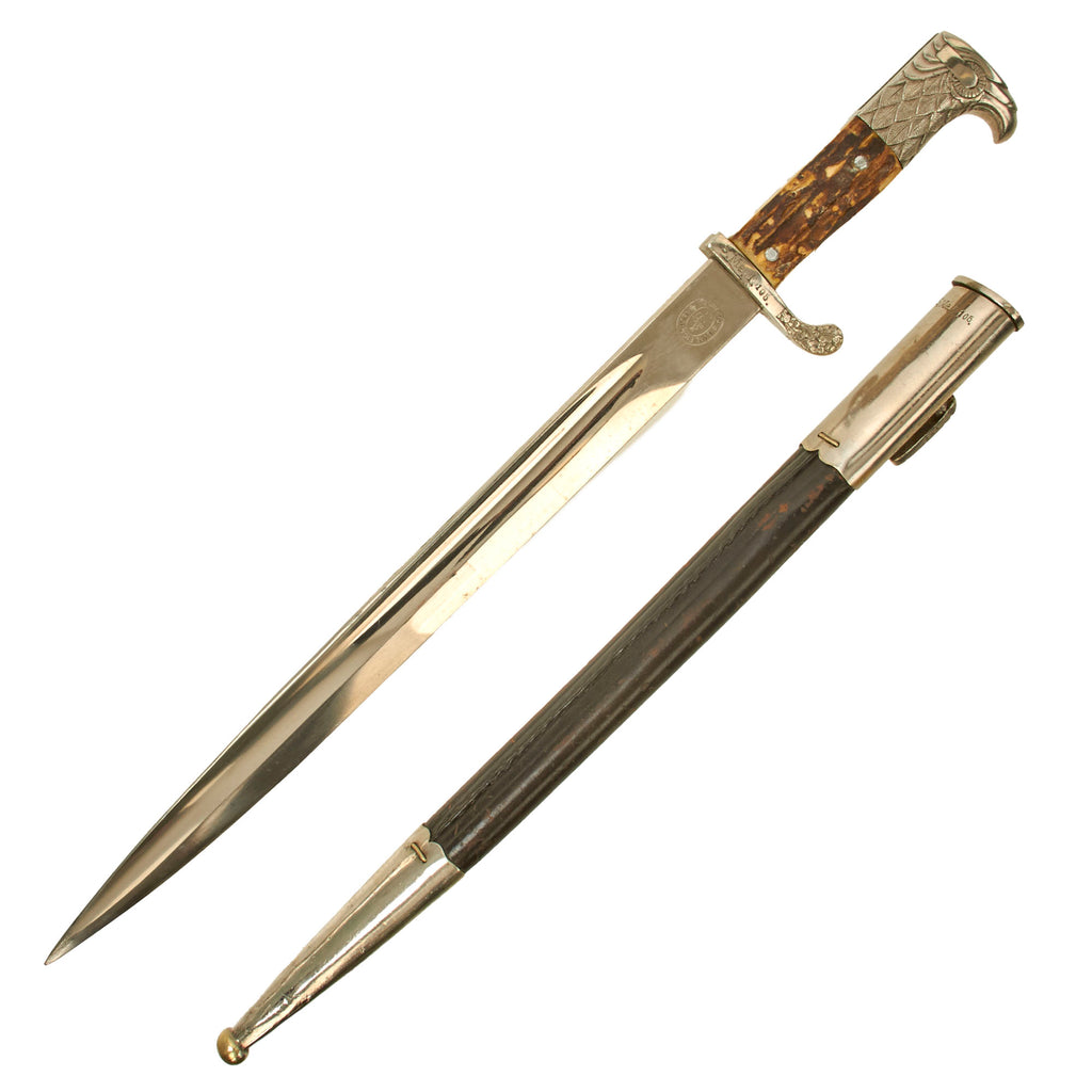 Original German WWII Mettmann Metropolitan Police Marked Long Dress Ba ...