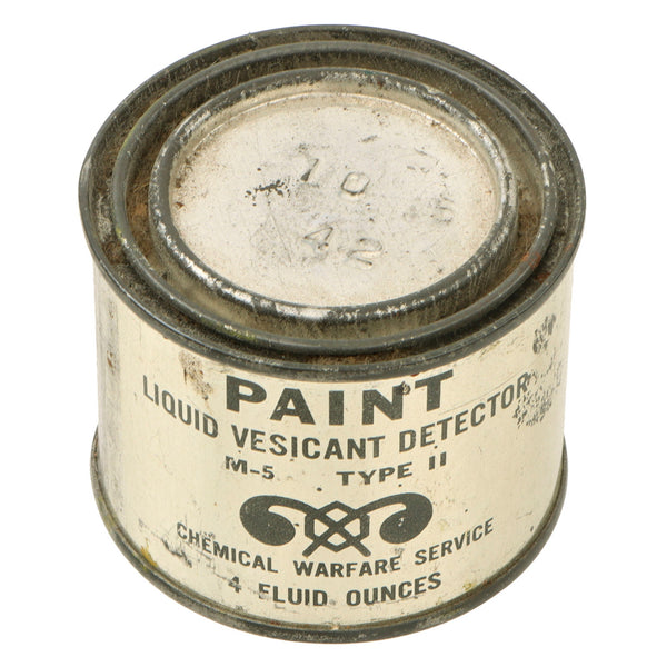Original U.S. WWII Chemical Warfare Service M-5 Type II Vesicant Detec ...
