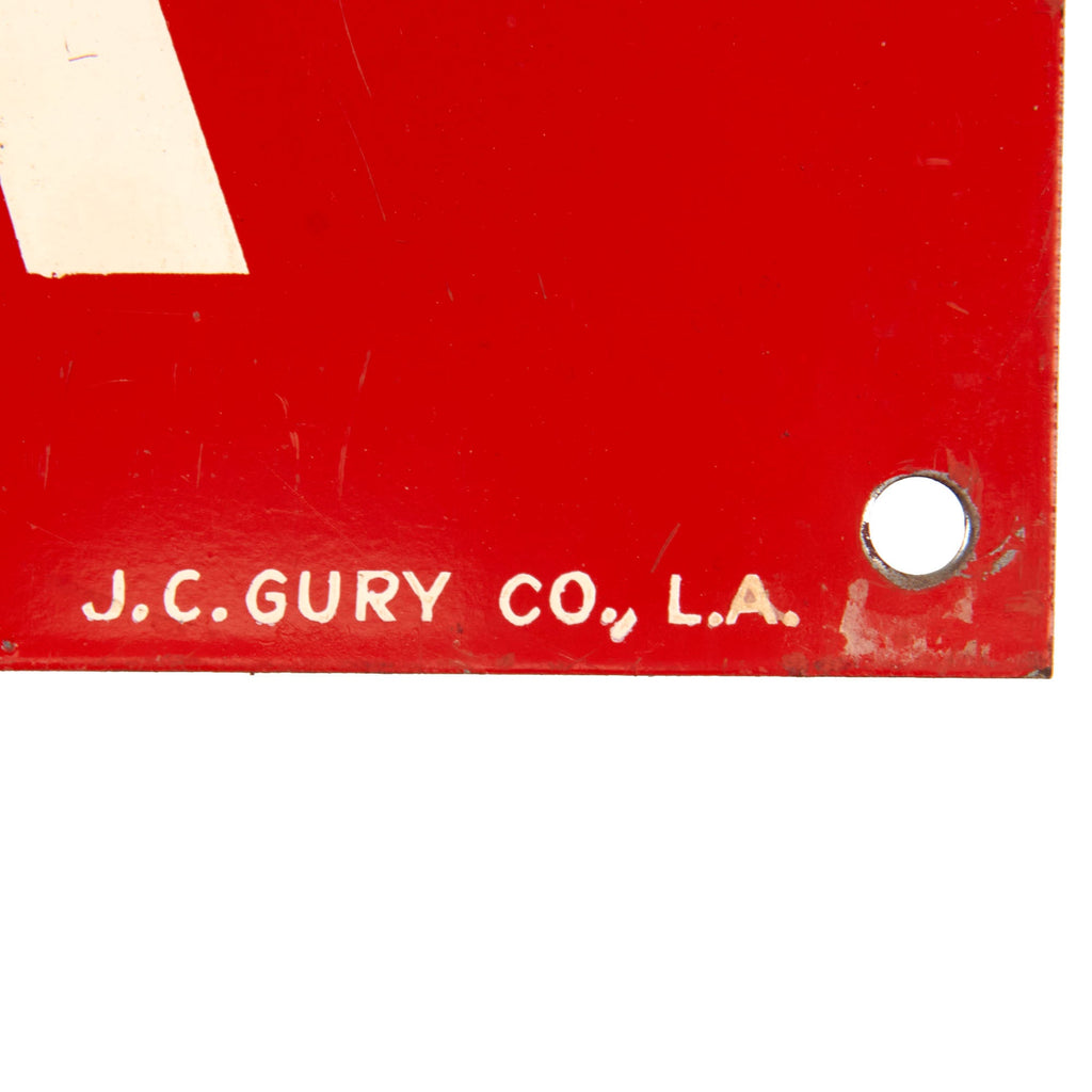 Original U.S. Early Cold War Civil Defense Message Center Painted Stee ...