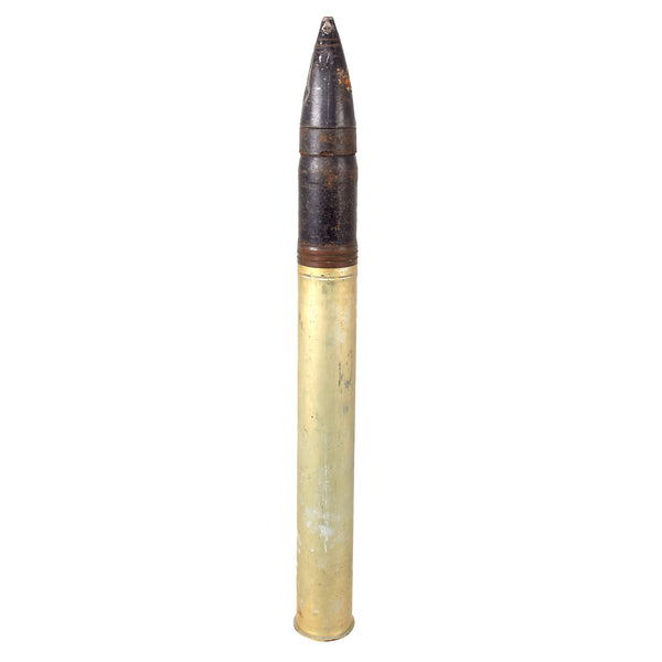 Original U.S. WWII Era 76mm M42A1 Inert HE Projectile & Shell Casing f ...