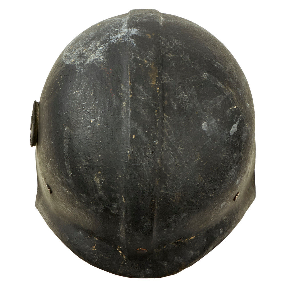 Original Iraqi Fedayeen Helmet with Intact Saddam Badge, Liner & Chins ...