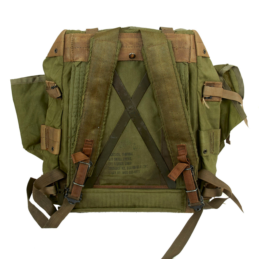 Original U.S. Vietnam War Scarce Tropical Jungle Rucksack - 1968 Dated ...