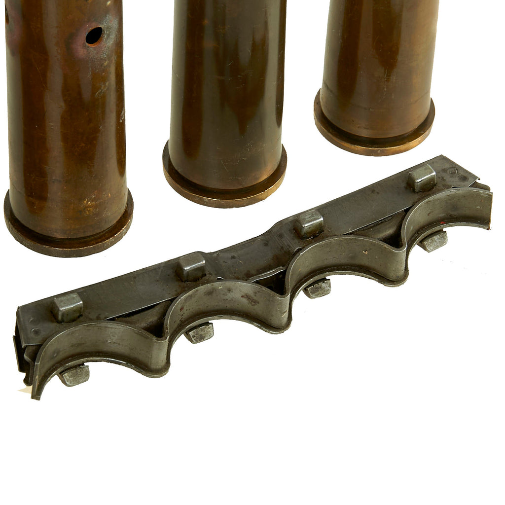 Original U.S. WWII Set of Four 1942 & 1943 Dated 40mm Bofors Gun Round ...