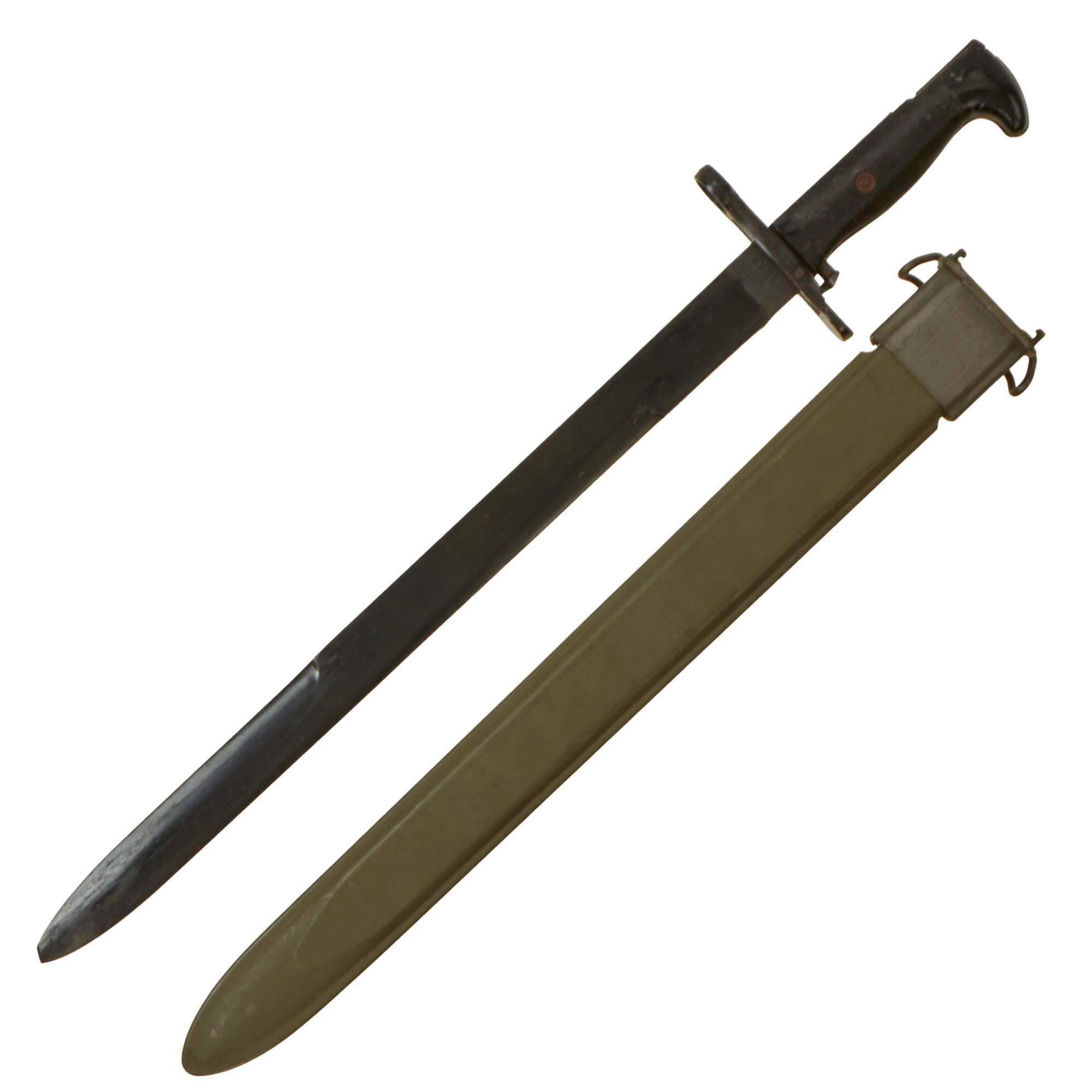 Original WWII U.S. Navy Mark 1 Plastic Training Bayonet by P.B. Co. wi ...