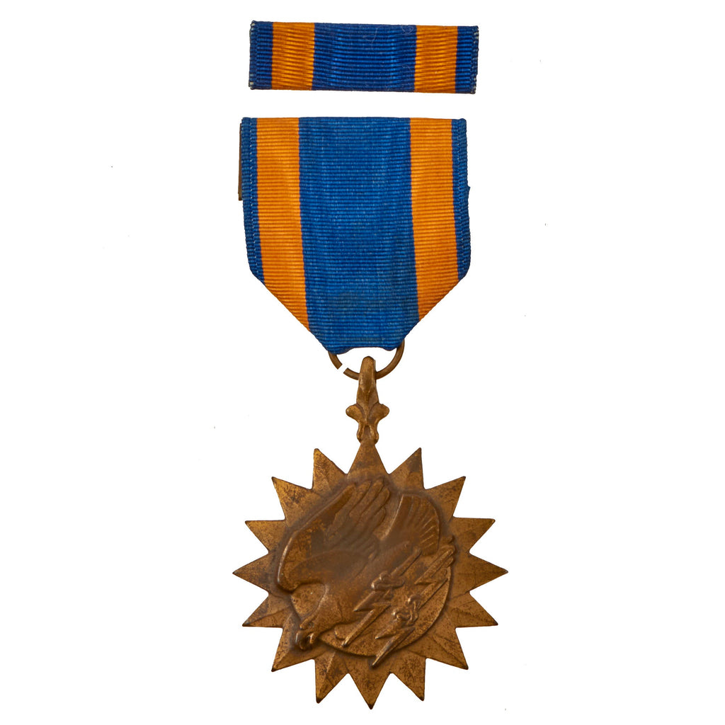 Original U.S. WWII 453rd BG 8th Air Force Air Medal Citation & Insigni ...