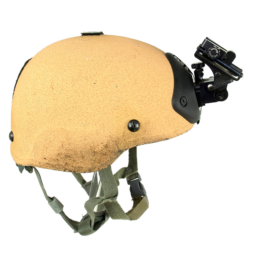 Original U.S. GWOT “Gunfighter Cut” TC2002 Gentex Kevlar Helmet with S ...