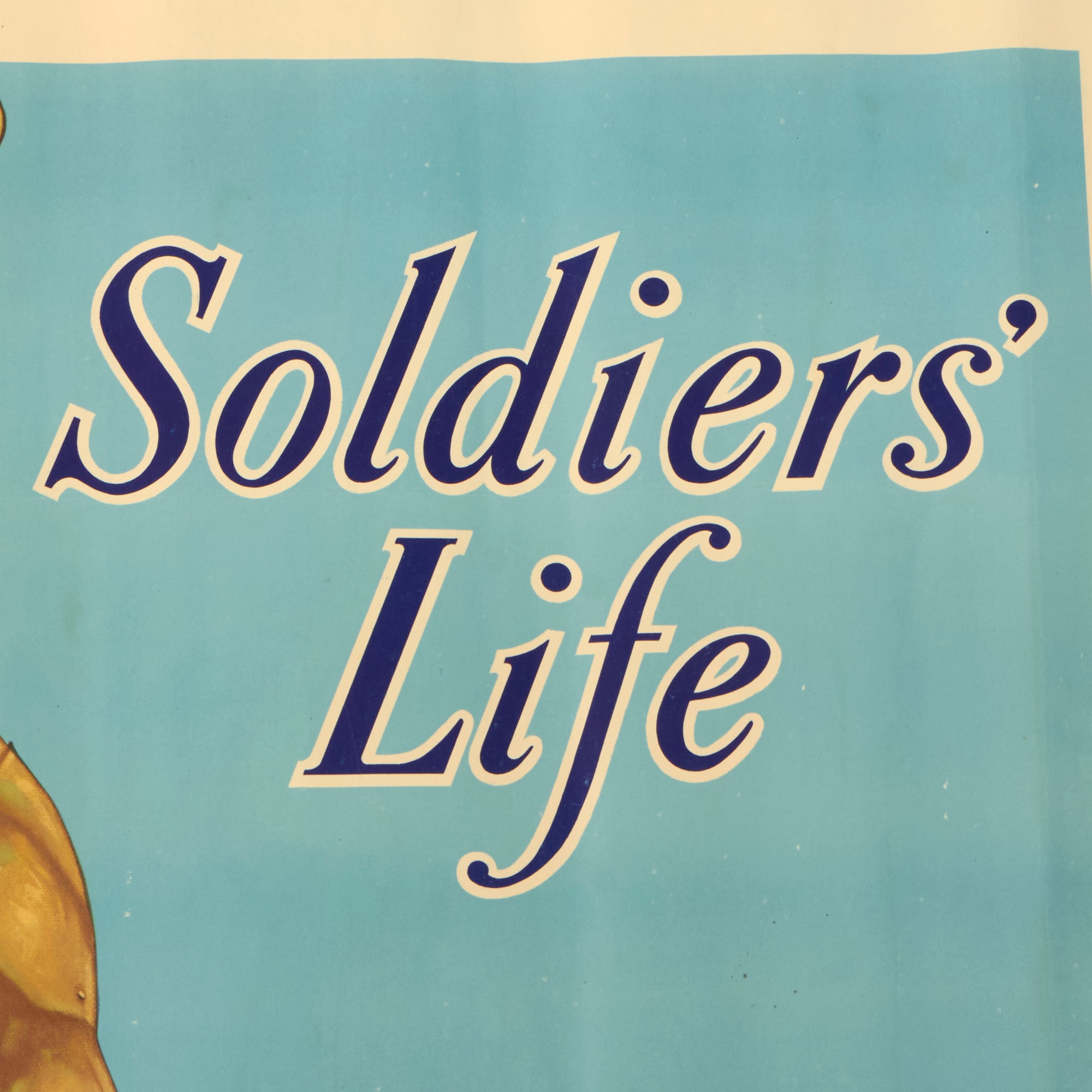 Original U.S. Pre-WWII Rare “Soldier’s Life” Regular Army Recruitment ...