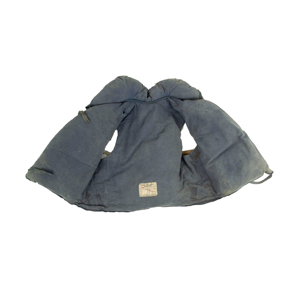 Original U.S. WWII United States Navy Kapok Life Jacket as Used By Lan ...
