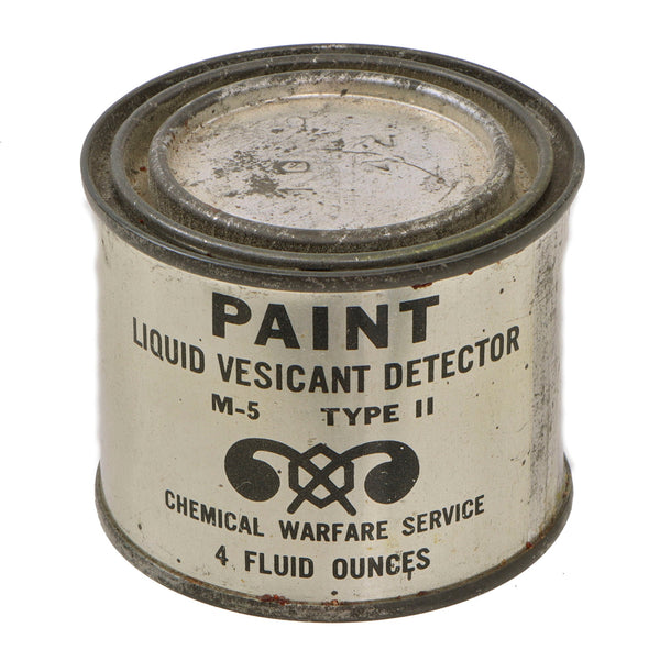 Original U.S. WWII Chemical Warfare Service M-5 Type II Vesicant Detec ...