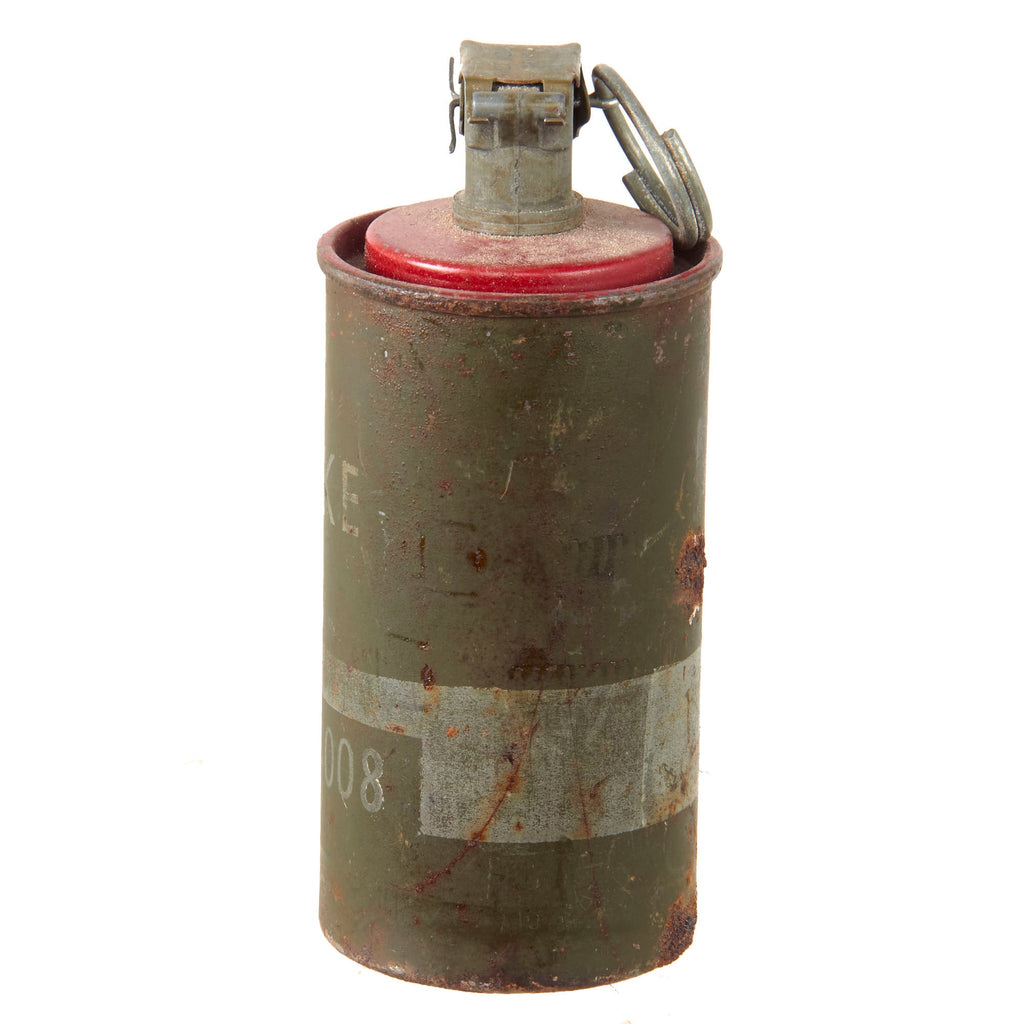 Original U.S. Cold War / Desert Storm Era Inert Red M18 Smoke Grenade ...