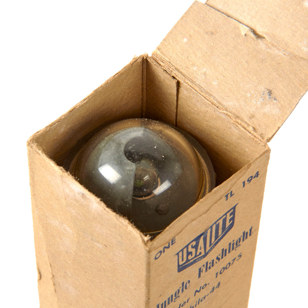 Original U.S. WWII USALITE TL-194 “Jungle Flashlight” in Original Box ...