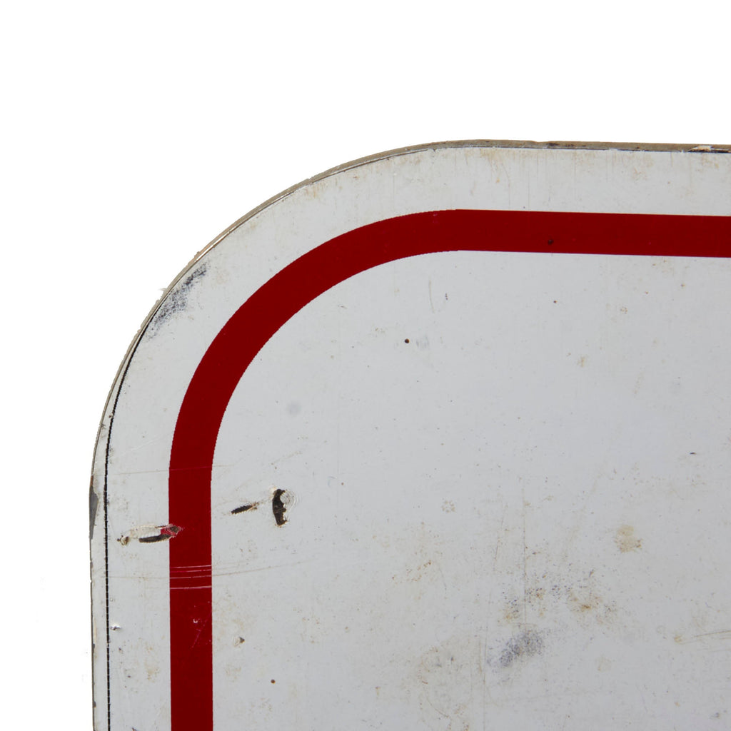 Original U.S. Iraq War Military Convoy Warning Sign as Mounted on Vehi ...
