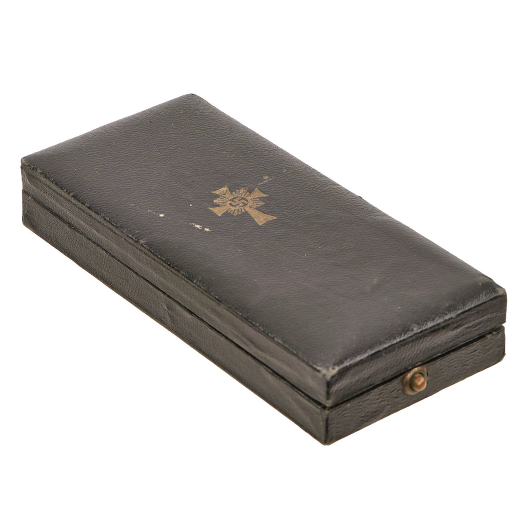 Original German WWII Cased Gold Mother’s Cross with Ribbon by C. E. Ju ...