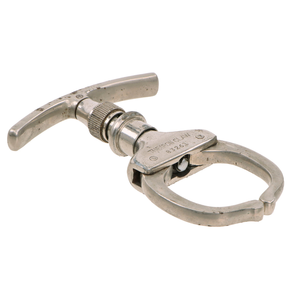 Original U.S. WWII Era “The Iron Claw” Mechanical Come-Along Handcuff ...
